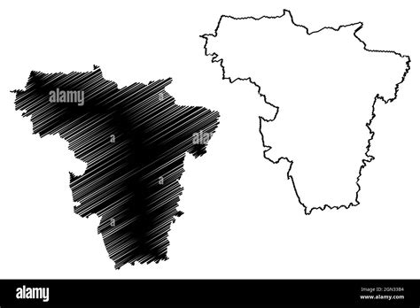 Cachar District Assam State Republic Of India Map Vector