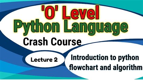 Introduction To Python Flowchart And Algorithmflowchart Symbolspython Lecture 2 Part 1 221