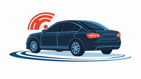 Car Accident Alert System Detection Technology In Action Premium Ai Generated Vector