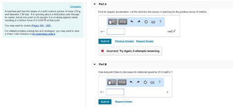 Solved Part A Constants A Machine Part Has The Shape Of A