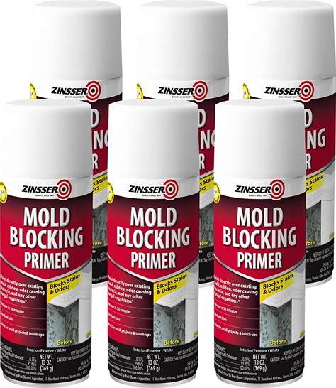 Rust Oleum Zinsser 276087 Mold Killing Primer Quart White
