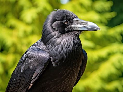 Ai Generated Illustration Wildlife Concept Of Common Raven Stock Image Image Of Majestic Bird