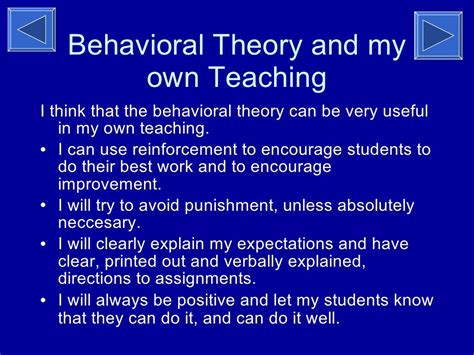 Behaviorism Theory Of Learning