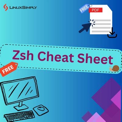 Zsh Cheat Sheet Free PDF Download LinuxSimply