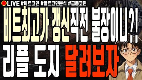 실시간 비트코인 최고점 갱신직전 리플 도지코인 달려보자 시바이누코인 이더리움 유니스왑 알트코인 불장 7월 10일 오전 라이브 비트코인 폭락 Youtube