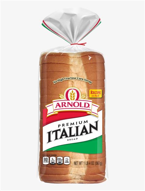 Arnold Premium Italian Bread Package Image Arnold Bread 1000x1000