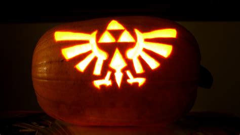Legend Of Zelda Shield Pumpkin Stencils