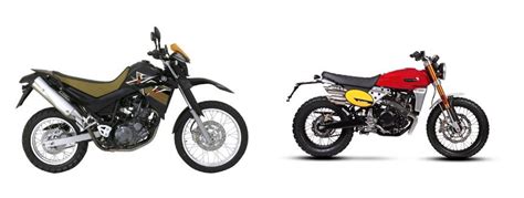 Motorrad Vergleich Yamaha Xt 600 2007 Vs Fantic Caballero Scrambler