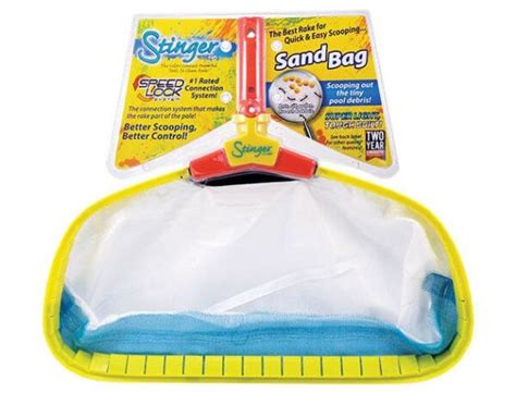 Stinger Leaf Rake With 18 Sand Bag Pool And Spa Depot