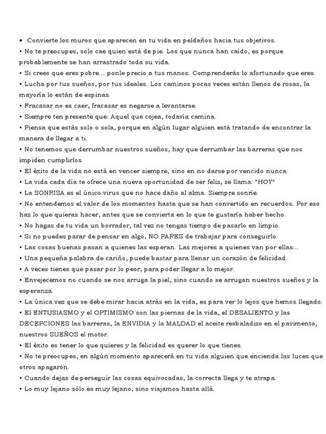 Frases De Animo Pdf Amor Felicidad