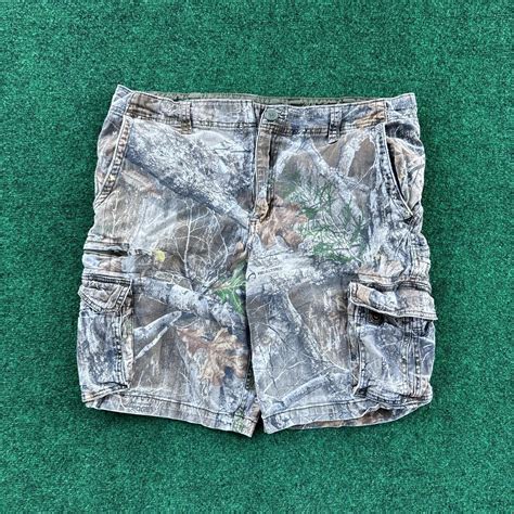 Y2k Realtree Camo Cargo Shorts Size 36 Realtree Depop