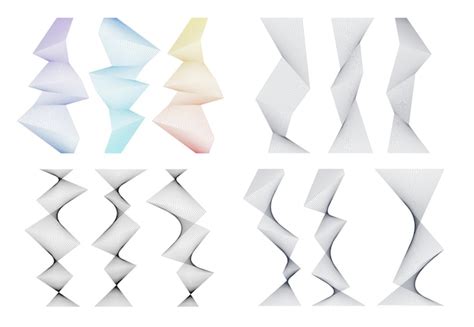 Premium Vector Polygon Lines Form Angle Ribbon Design Element Effect 3d23