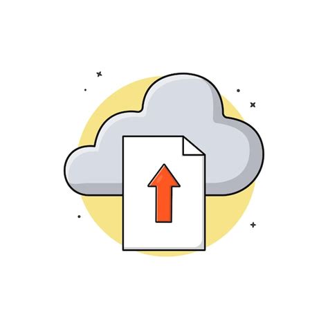 Premium Vector Cloud File Upload Glass Vector Illustration Cloud Storage Concept Design