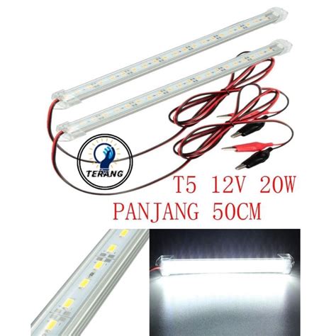 Jual Lampu Neon Tl Led Dc V W Watt Lampu Dc V Aki Shopee Indonesia