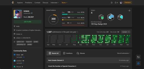 Soban Ss On Linkedin Leetcode Problemsolving Python Opentowork