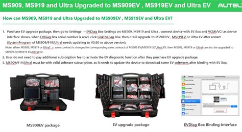 مجموعة تحديث تشخيصية Ev أحدث التحديثات والميزات