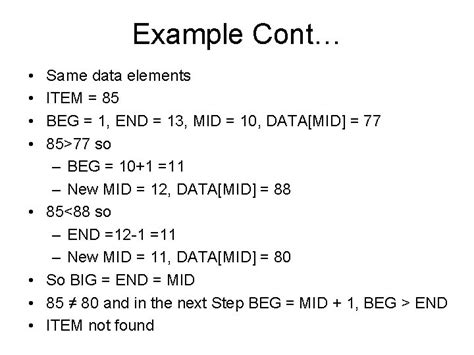 Sorting And Searching Bubble Sort Linear Search Binary