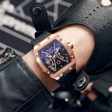 Rel Gio Quartzo Casual Gel Ia De Silicone De Luxo Masculino Rel Gios De Pulso Masculinos