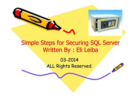 Pdf Simple Steps For Securing Sql Server Dokumentips