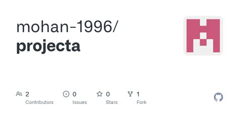 GitHub Mohan 1996 Projecta