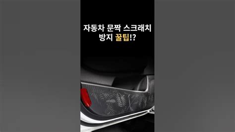 내 차 문짝 스크래치 예방하는 방법 Youtube