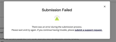 Submission Failed Rudacity