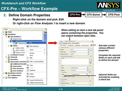 Ppt Chapter 2 Introduction To Workbench And Cfx Workflow Powerpoint Presentation Id6659957