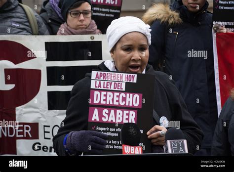 New York Usa 12th Dec 2016 Hawa Bah Mother Of Mohamed Bah Killed By Nypd In 2012 Speaks