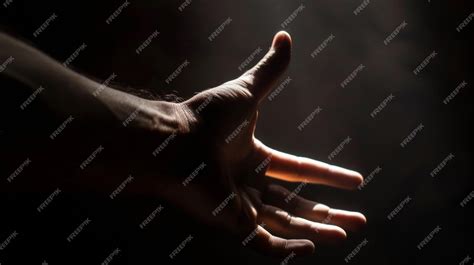 A Hand Reaches Out From The Shadows As If Trying To Escape The Darkness