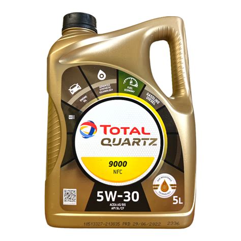 5 Liter Total Quartz 9000 Nfc 5w 30 Motoröl 5w30 Levoil