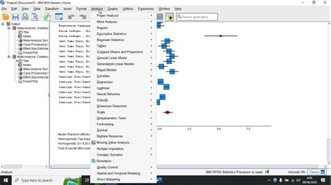Meta Analisis Dengan Spss Youtube