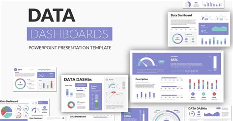 Data Dashboards 24 Powerpoint Presentation Incl Analysis And Chart Envato