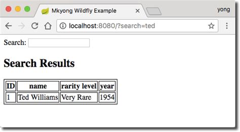 Spring Boot Hibernate Search Example