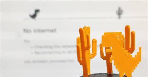 Chrome T Rex Runner Game 45 Rpm Record Adapter Dino Game By Hisfantor Download Free Stl