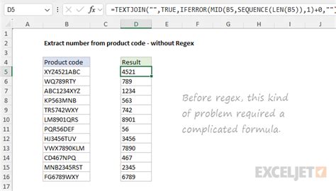 Regular Expressions In Excel Exceljet