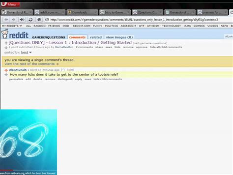 Lecture 1 Getting Started And Intros Game Programming And Development Youtube