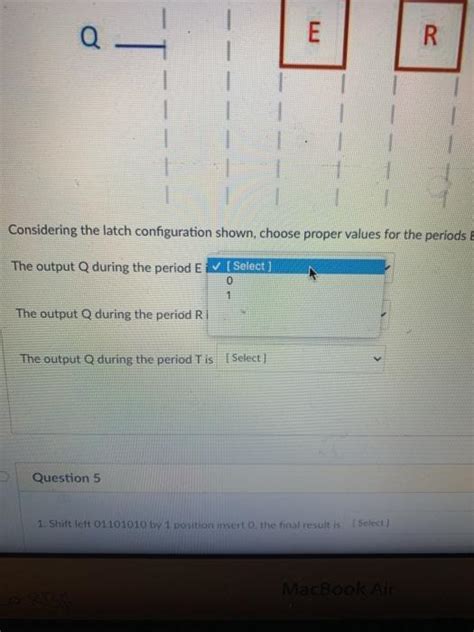 Solved U Question 4 Dq O O O Clock Clk Verte Q E R T