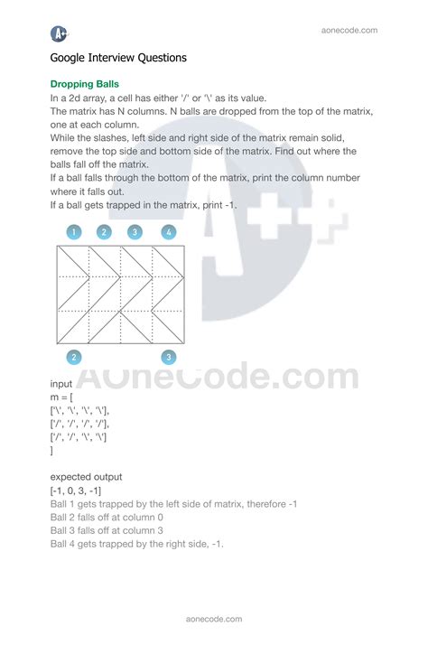 Google Interview Questions AOneCode