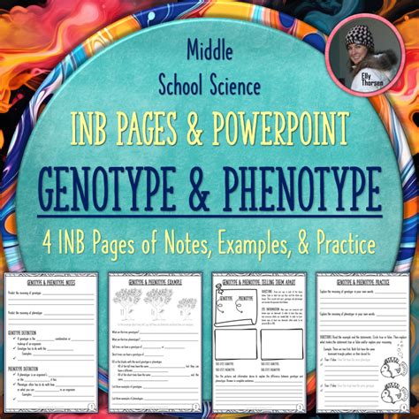 Genotype And Phenotype Interactive Notebook Pages PowerPoint Genetics Lesson Made By Teachers