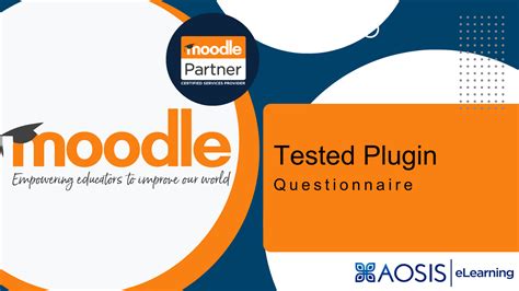 Aosis Elearning Tested Moodle Plugin Questionnaire Module Aosis