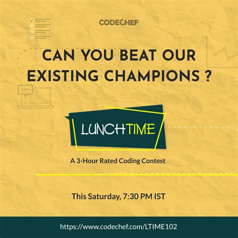 Codechef Competitveprogramming Coding Codechef