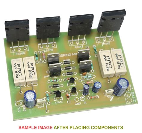 2sc5200 2sa1943 Amplifier Circuit Diagram