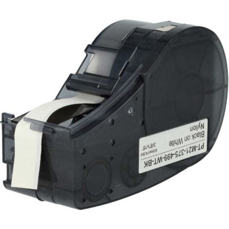 Vhbw Label Tape Compatible With Brady Bmp Bmp Lab Bmp Plus Label Printer Mm Black On