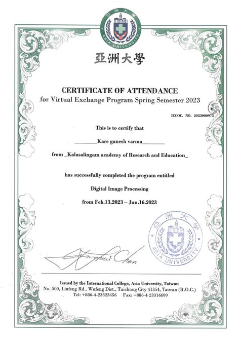 Ganesh Varma Kare On Linkedin Asiauniversity Digitalimageprocessing