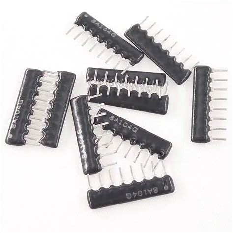 Mcigicm 50pcs Dip Exclusion Network Resistor Array 8pin 4 7k 10k 20k