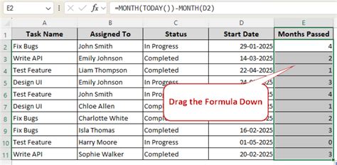 Excel Formula To Count Months From Date To Today Excel Insider
