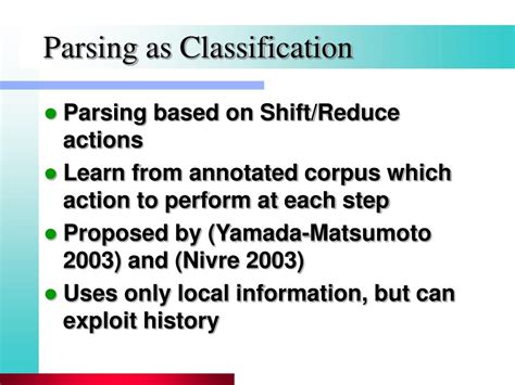 Ppt Experiments With A Multilanguage Non Projective Dependency Parser Powerpoint Presentation