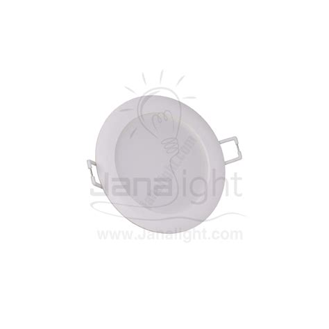 سبوت بانيل 6 وات مدور ابيض بلاستيك اليوس جنى لايت Jana Light