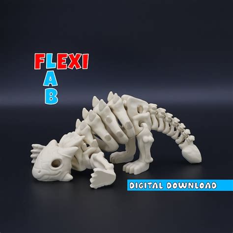 Skeleton Dinosaur Stl File Etsy