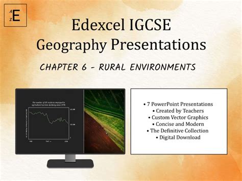 edexcel igcse geography presentations chapter 6 rural environments